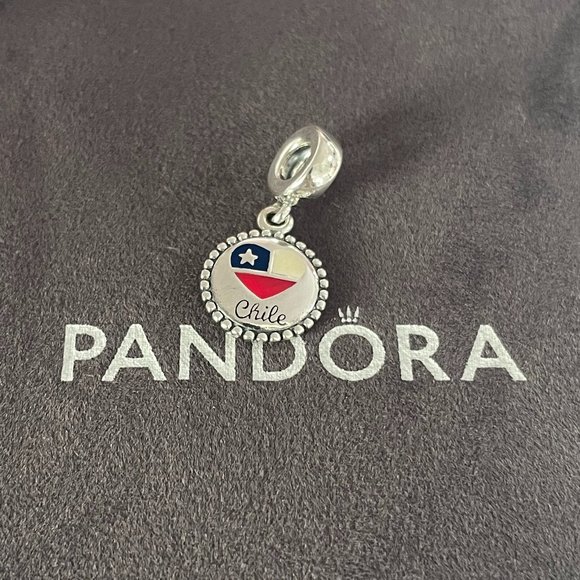Pandora | Jewelry | Pandora Chile Flag Exclusive Charm | Poshmark